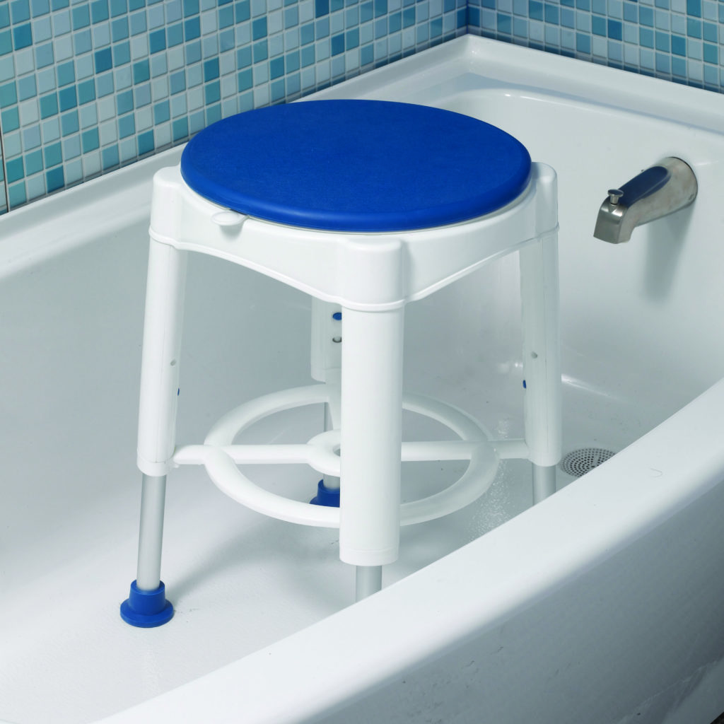 Drive Medical Bathroom Safety Swivel Seat Shower Stool