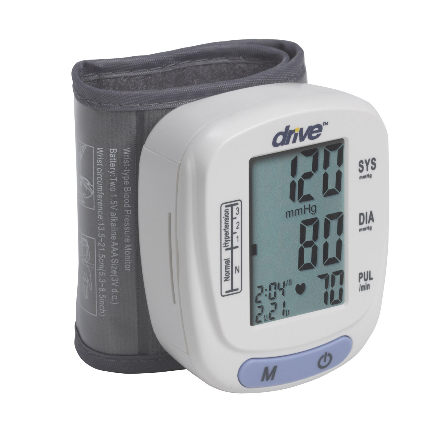 Drive Medical Automatic Blood Pressure Monitor - Wrist Model