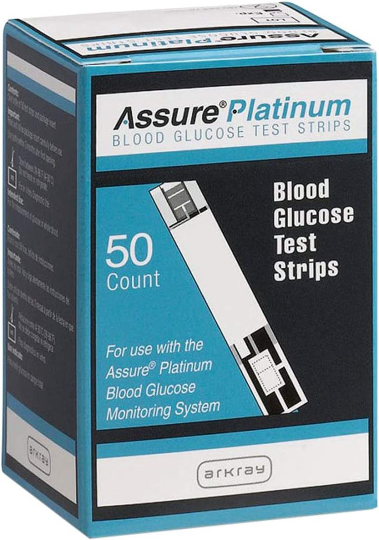 Platinum Blood Glucose Meter Test Strips - HomeCare Hospital Beds
